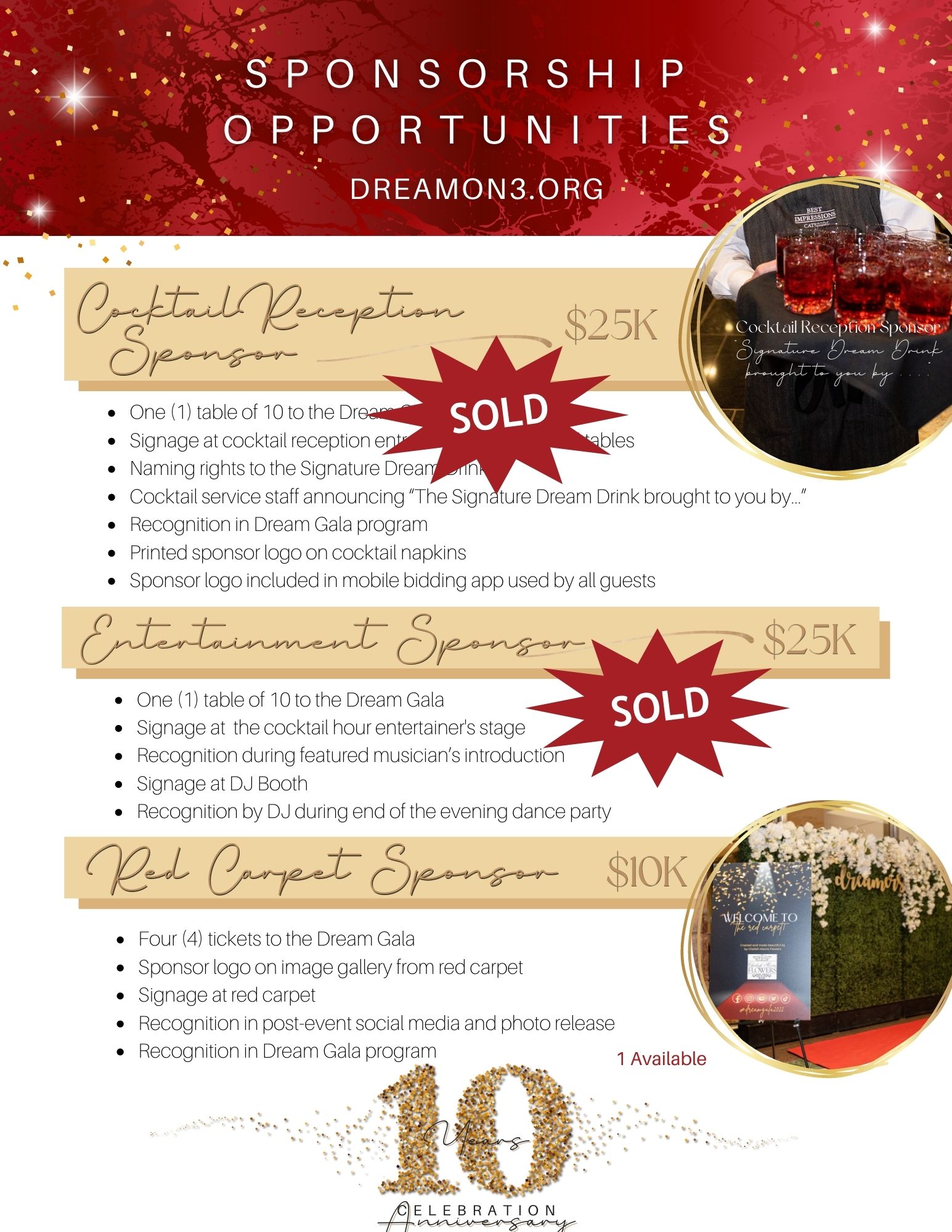 Dream Gala Sponsorships
