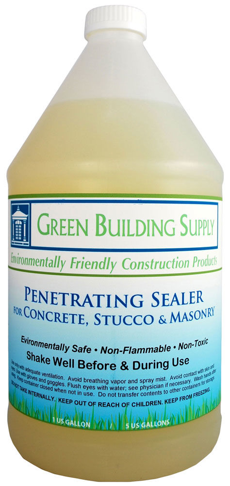 Green Building Supply, Penetrating Concrete Sealer - Non-Toxic, Eco ...