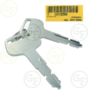 John Deere Ignition Key Set CH12206 - Green Farm Parts