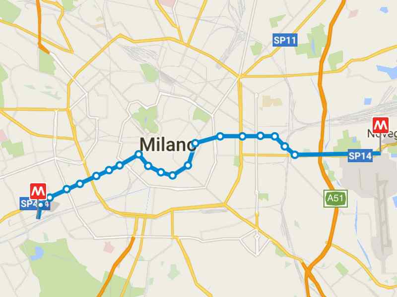 Linea M4: come sarà? Te lo dice Citymapper