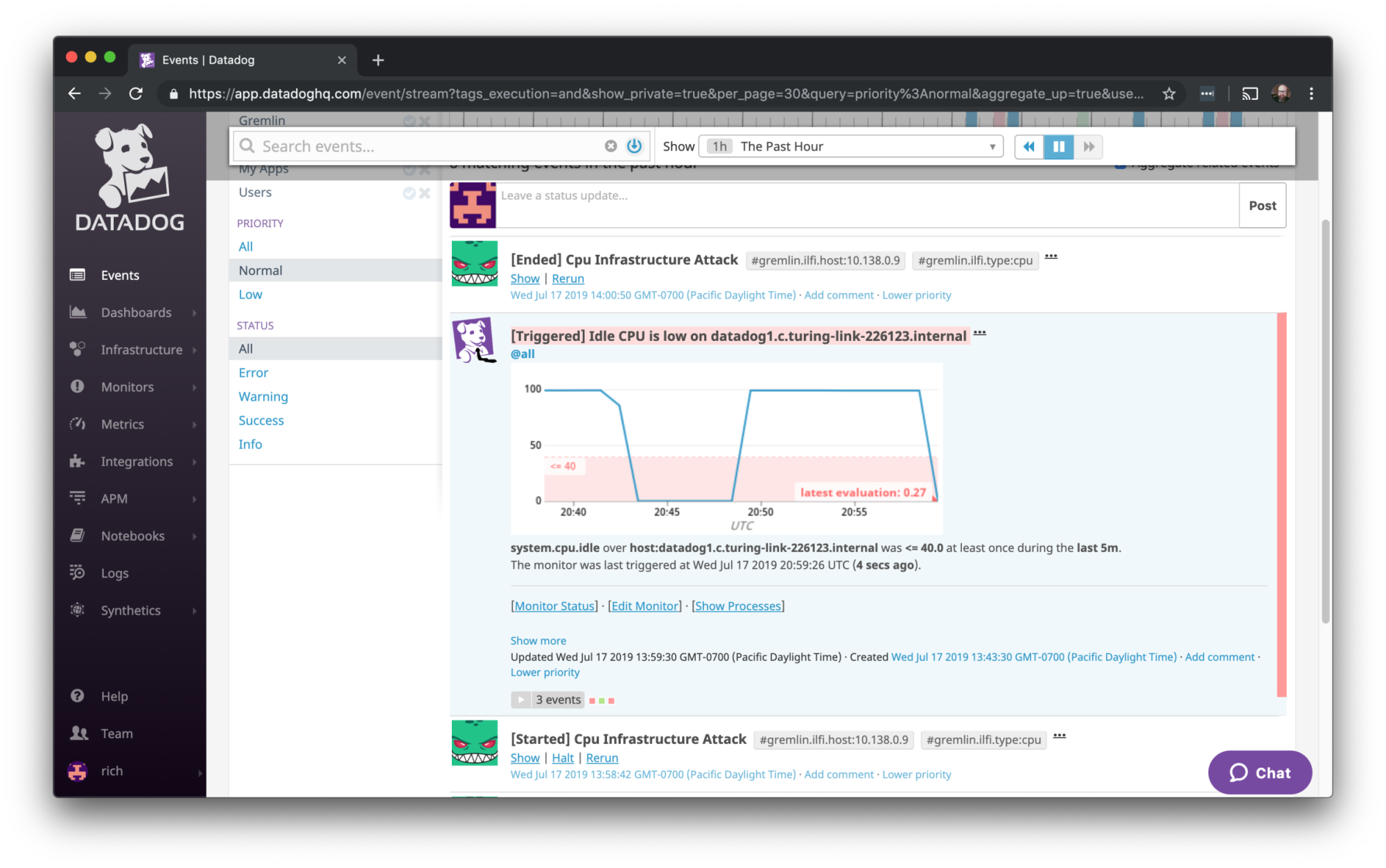 Halting Gremlin Attacks Using the Datadog Webhook