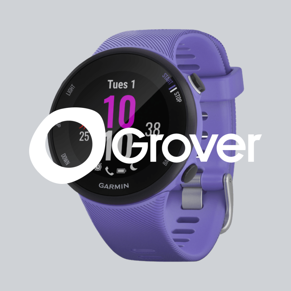 Garmin Forerunner 45S Smartwatch, Thermoplast Gehäuse, 20 mm mieten ab 5,90 € pro Monat