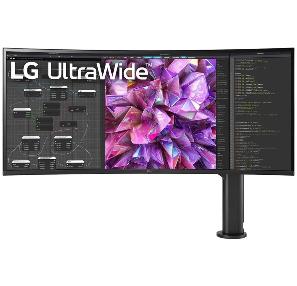 Alquila LG - 37.5" Curved UltraWide™ Ergo Monitor 38WQ88C-W desde 65,90 ...