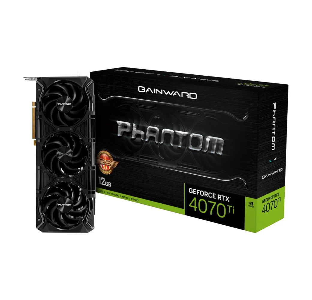 Rent Gainward Gain12GB D6X RTX 4070 Ti Phantom GS Graphics Card from € ...