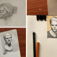 how to draw a realistic face with glasses