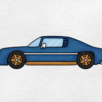 how to draw a hypercar