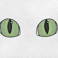 how to draw cat ears