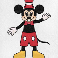 how to draw mickey hands