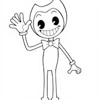bendy coloring pages to print