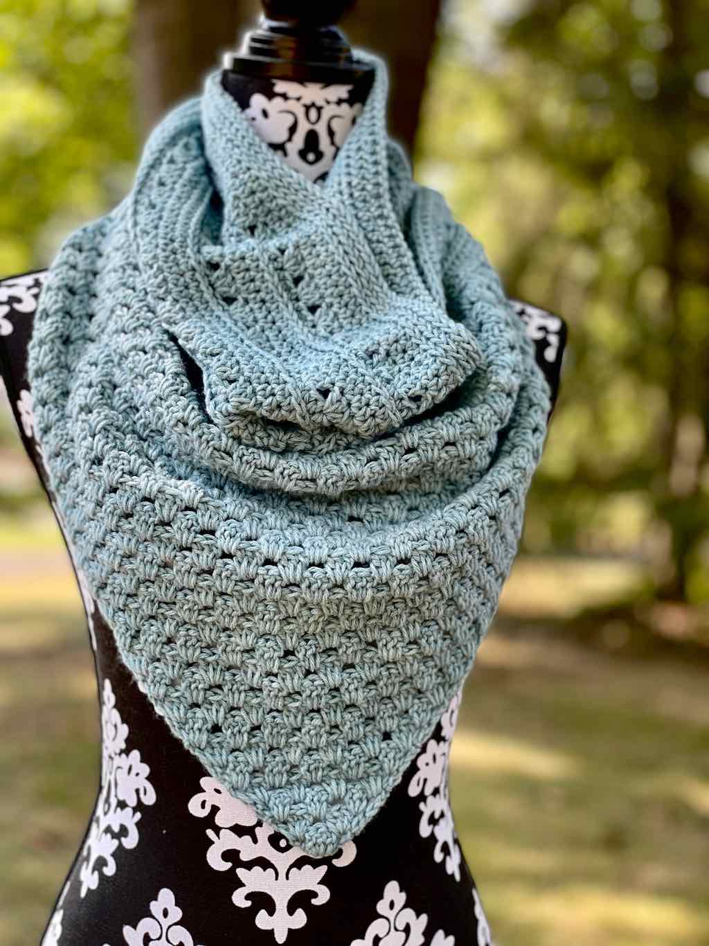 Easy Double Crochet Scarf Pattern Fall Cross Over Scarf — Spruce