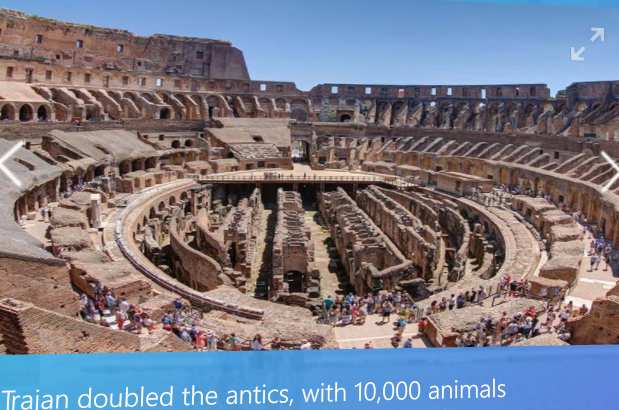 Roman Colosseum Then And Now