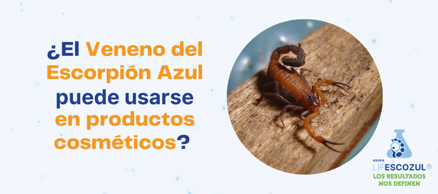 ¿El veneno del escorpión azul puede usarse en productos cosméticos?