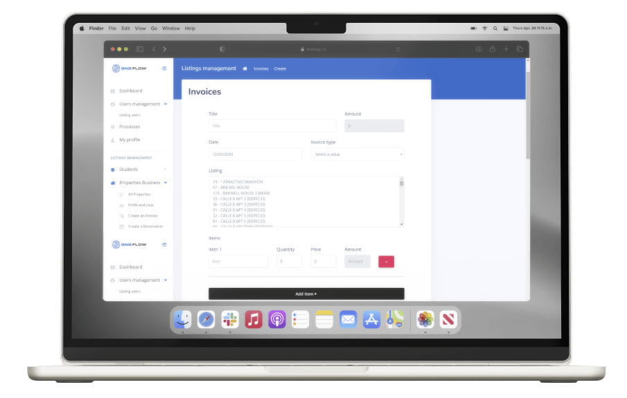 BNB Flow — STR Software
