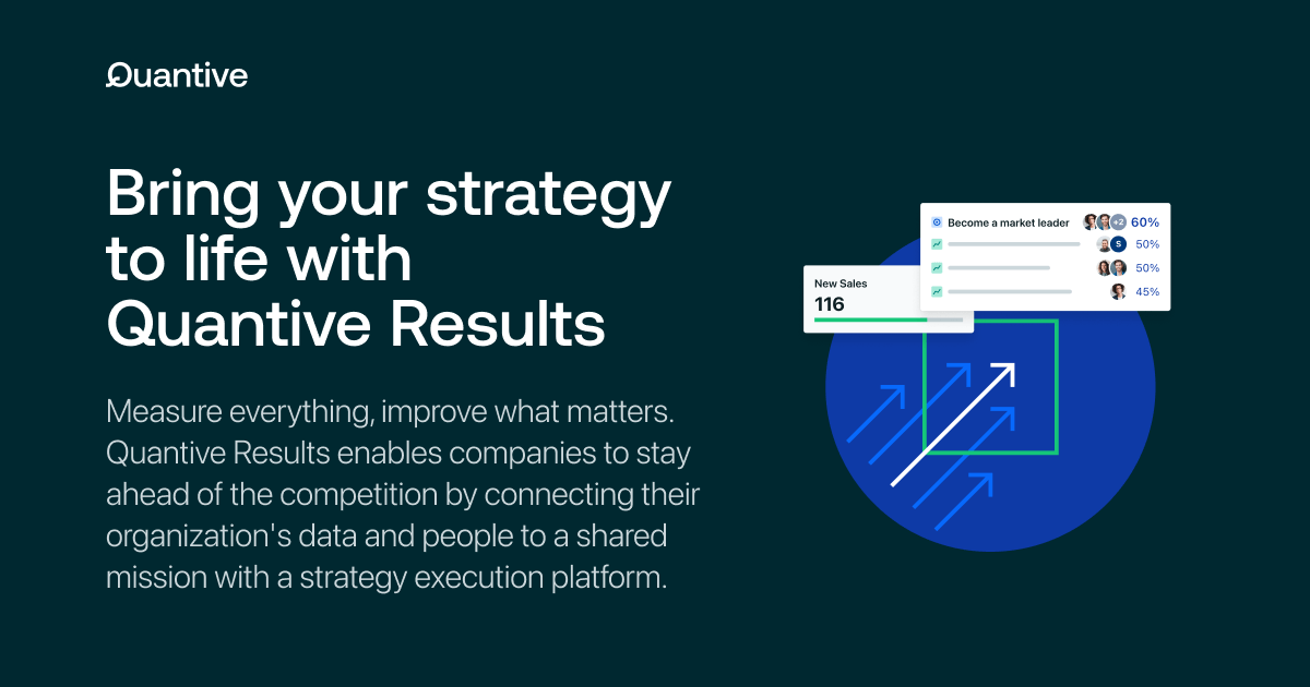 Quantive Results OKR Management Software | Quantive