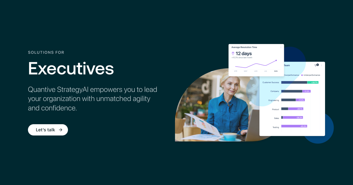 Lead with agility: strategy management for CEOs | Quantive StrategyAI