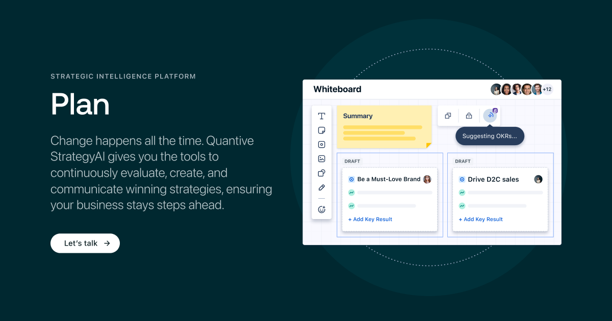 AI-Powered Strategic Planning for Modern Businesses | Quantive