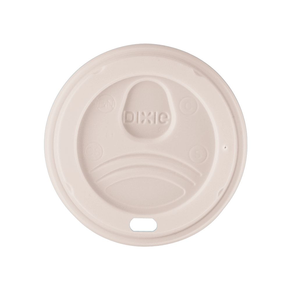 GuestSupply US | Dixie® Dome Lid for PerfecTouch® 10-16oz Paper Cups, White