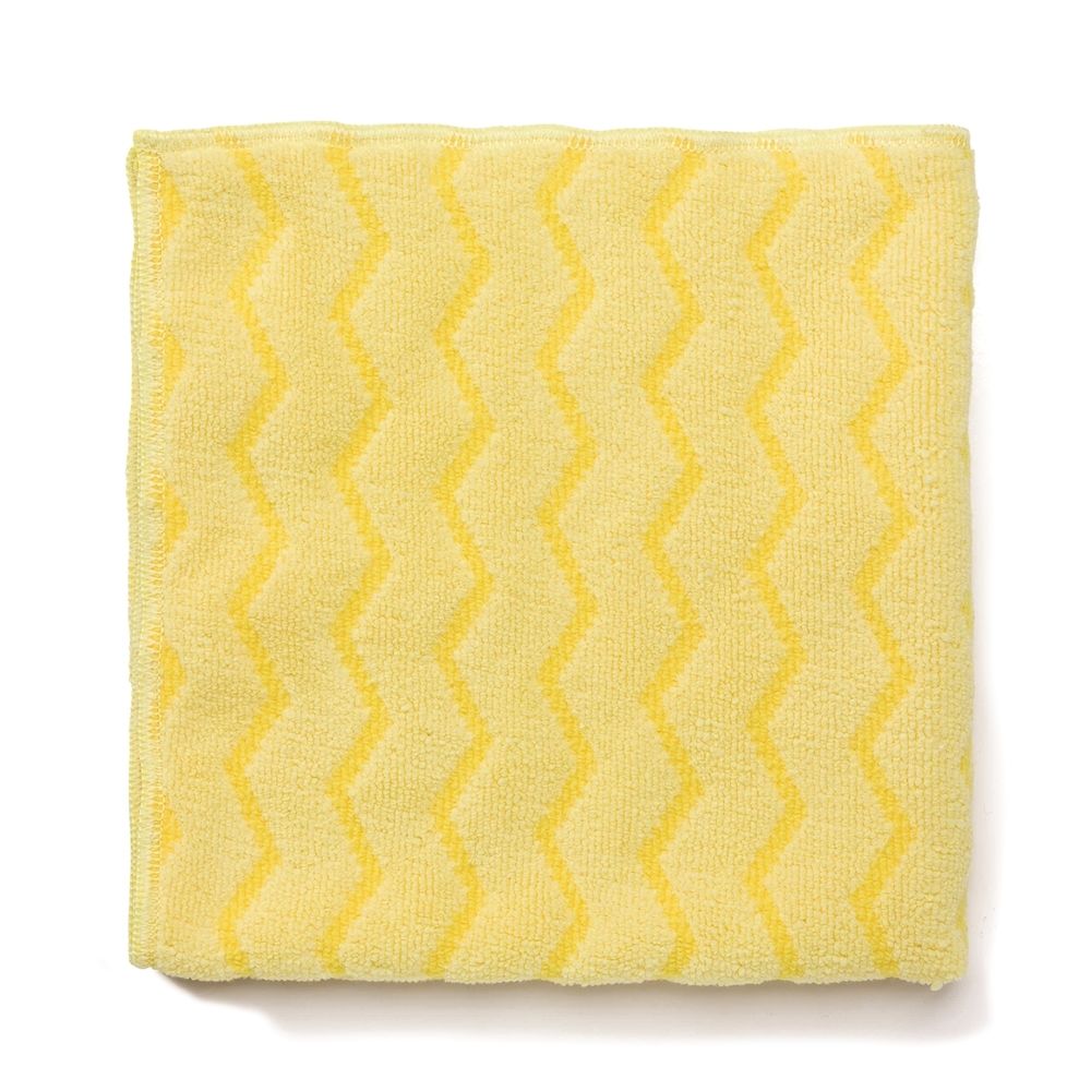 GuestSupply US | Rubbermaid Hygen Microfiber Cloth 16x16 Yellow