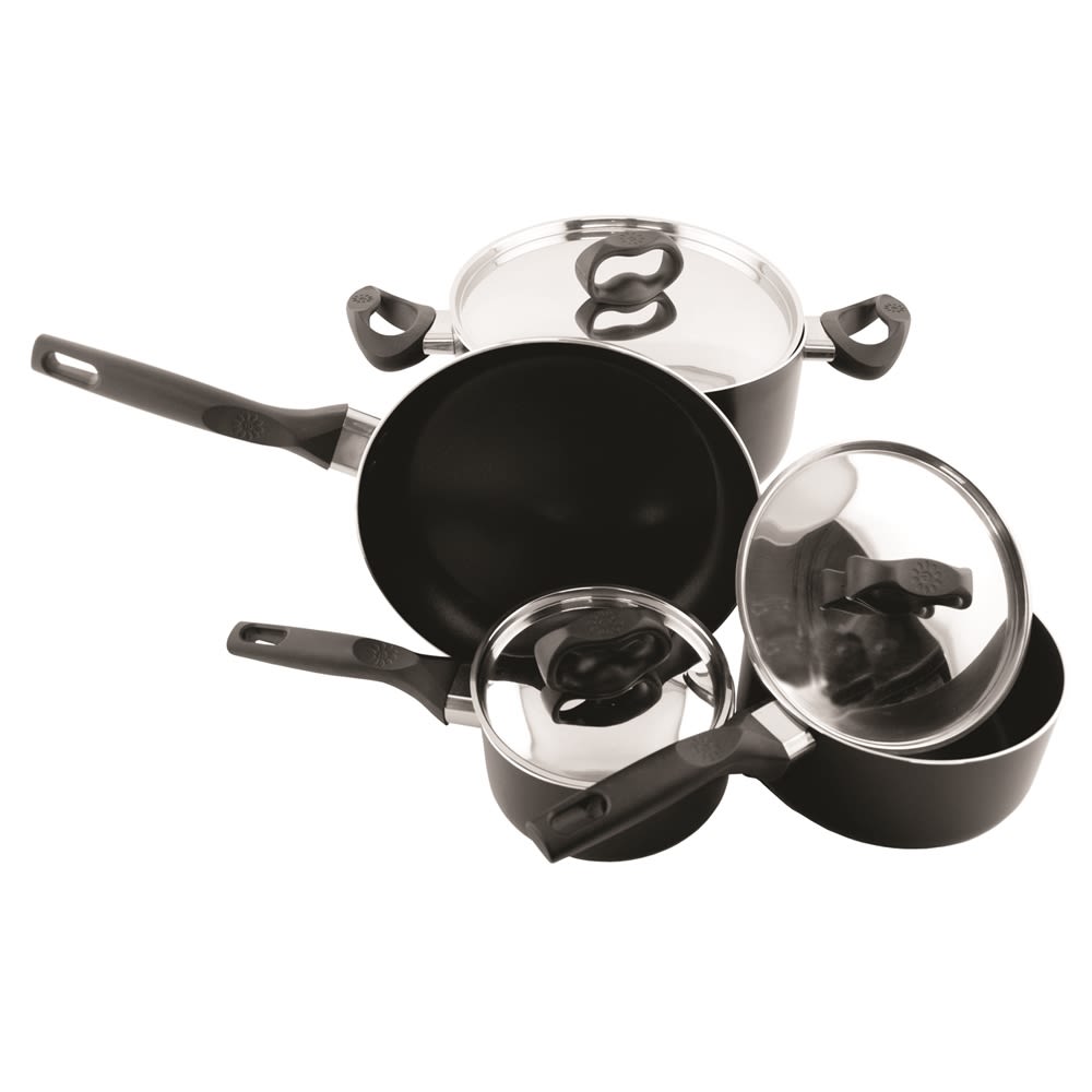 GuestSupply US | Empire Everware Aluminum 7-Piece Nonstick Cookware Set