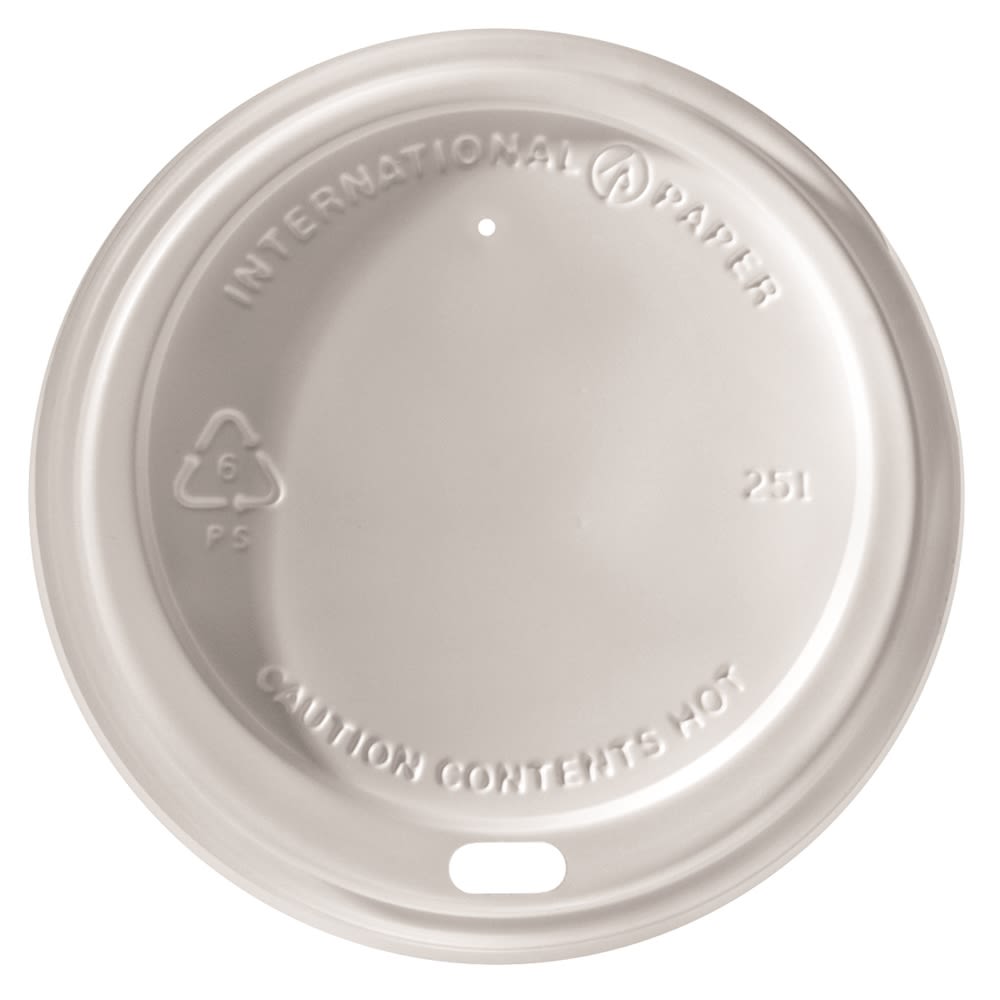 GuestSupply US | Dome Sip Lid for 10-24 oz Ecotainer® Cups, White