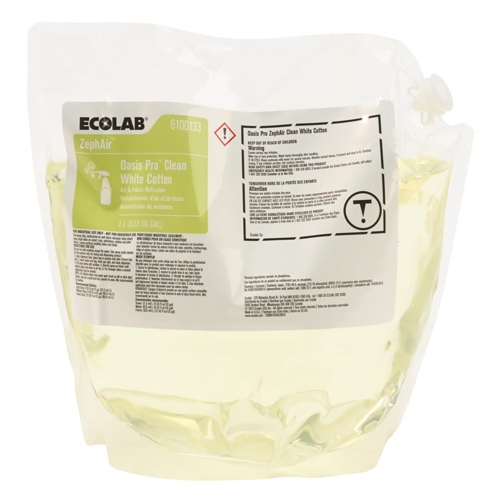 GuestSupply US | Ecolab® Oasis Pro ZephAir Clean White Cotton Air ...