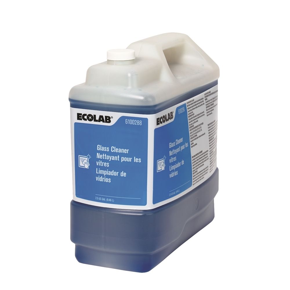 GuestSupply US | Ecolab® Glass Cleaner, 2.5 Gallon, #6100288