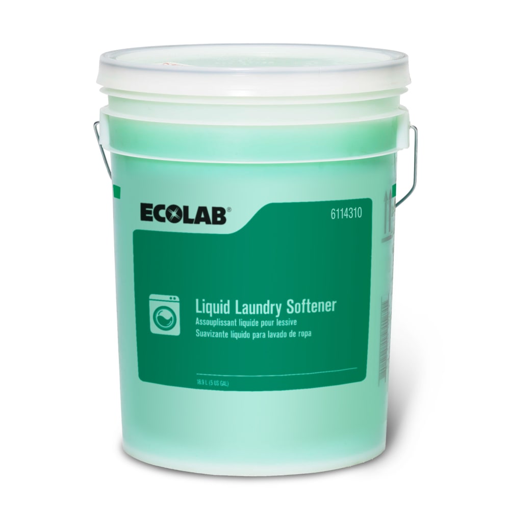 GuestSupply US | Ecolab® Liquid Laundry Softener, 5 Gallon, #6114310