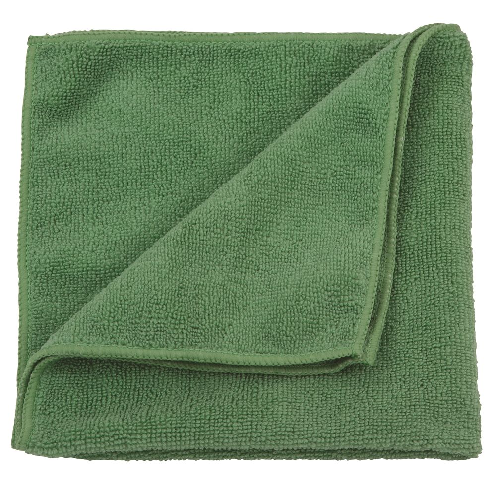 GuestSupply US | Microfiber Cloth 16x16 Green