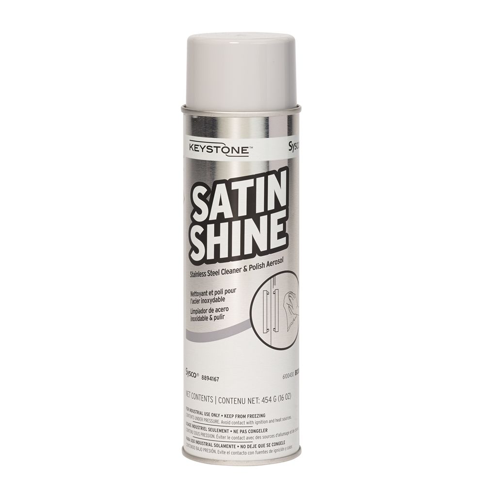 GuestSupply US | Keystone Satin Shine Stainless Steel Cleaner and ...