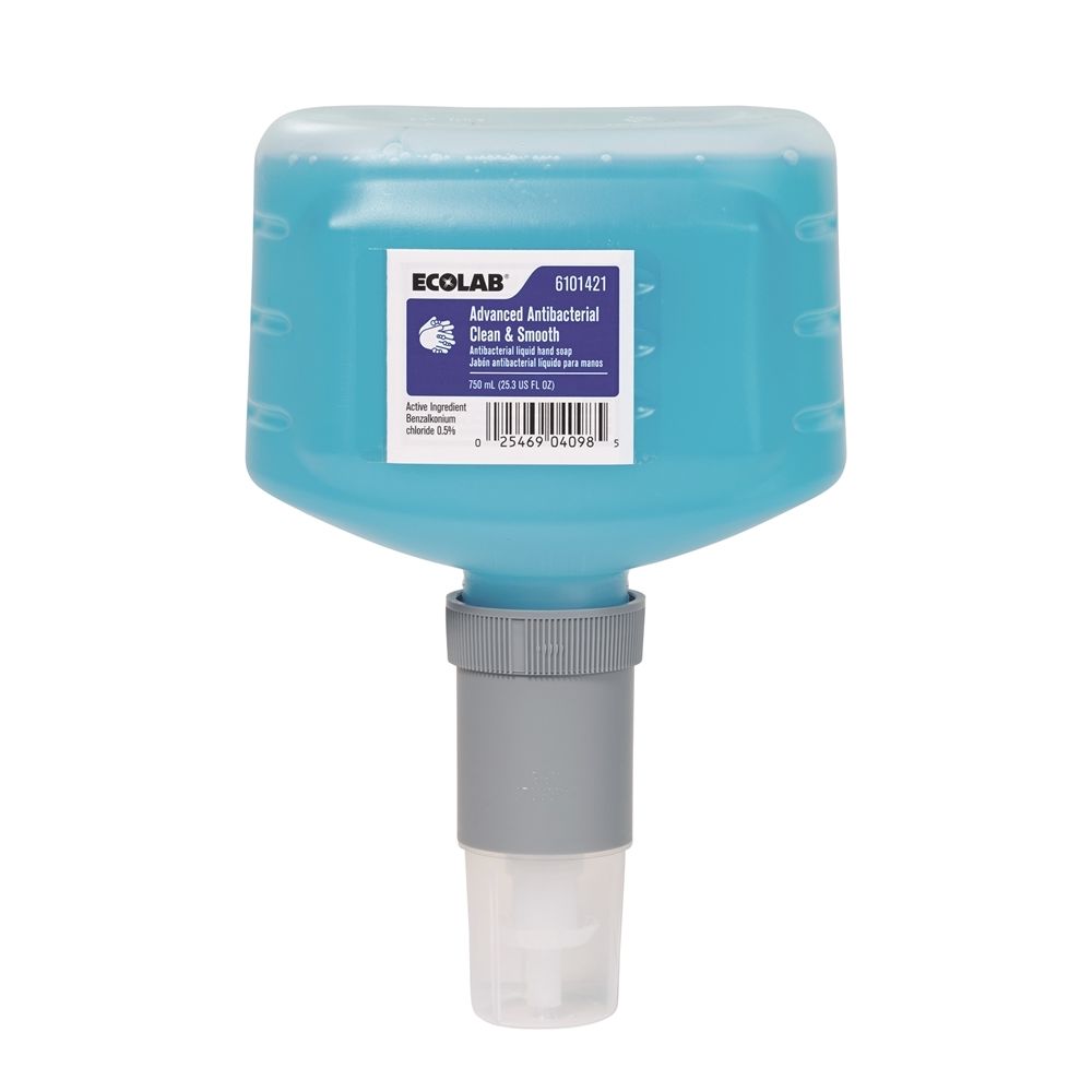 GuestSupply US | Ecolab® Advanced Antibacterial Clean and Smooth, 750ml ...