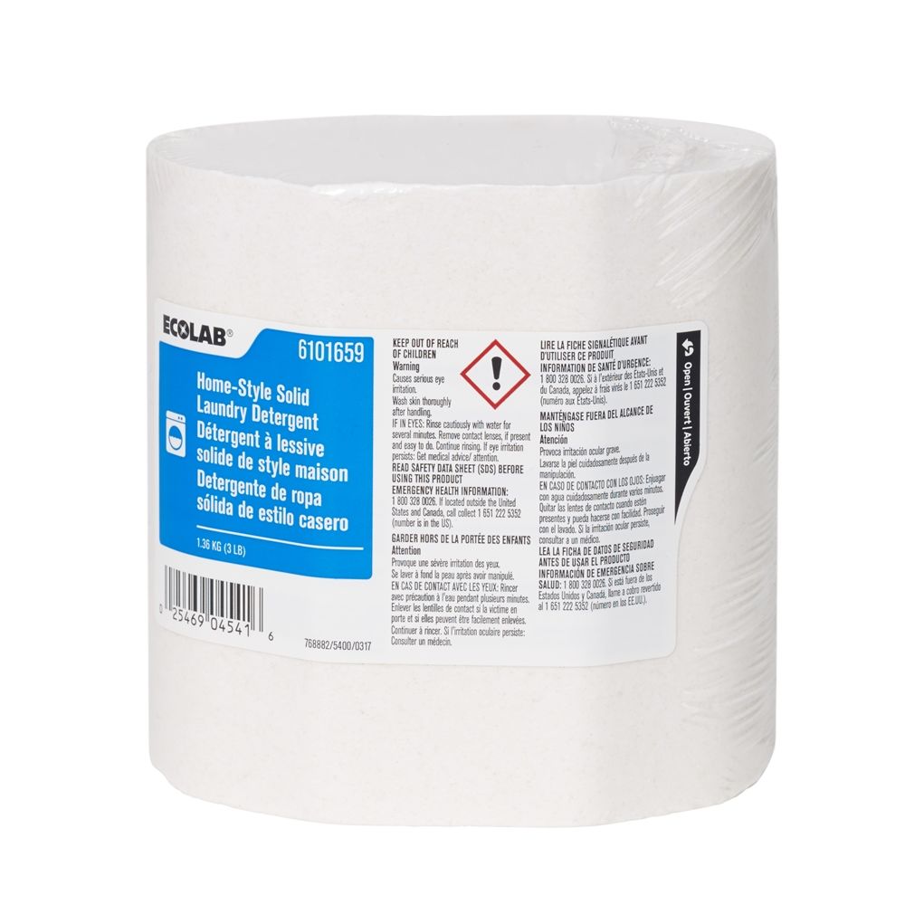 GuestSupply US | Ecolab® HS Solid Detergent, 3 lb, #6101659