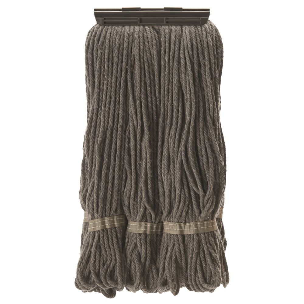 GuestSupply US | Ecolab® DuraLoc 17 oz. Looped End Blended Mop, Gray ...