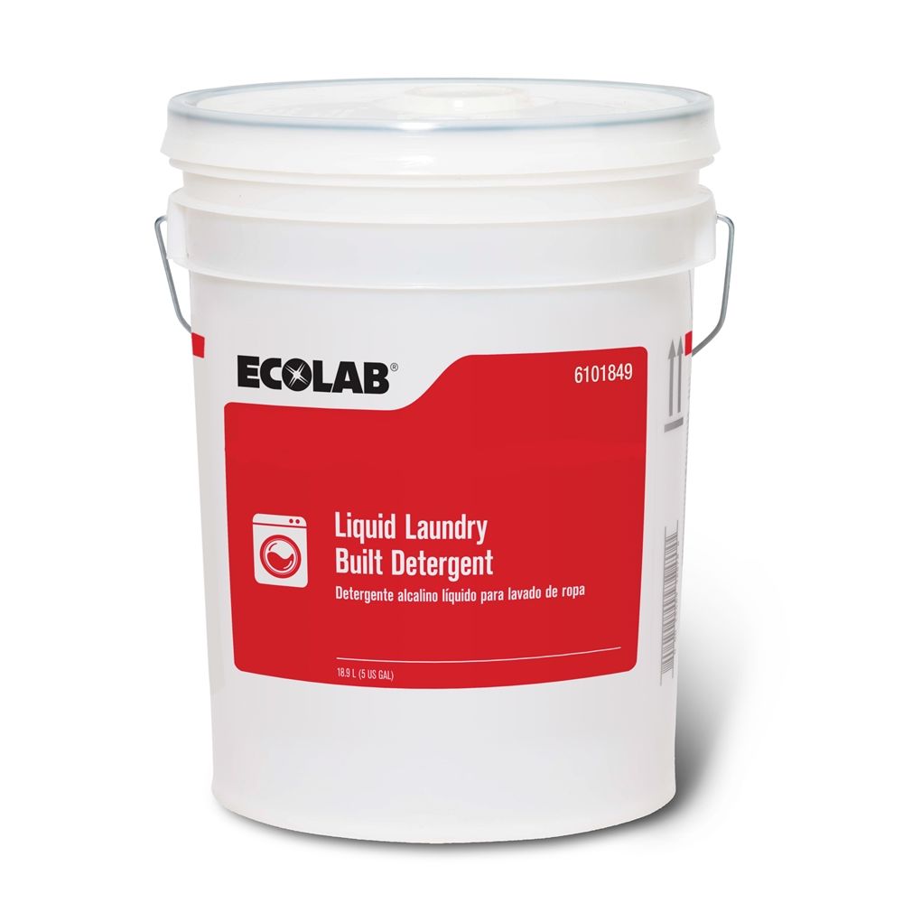 GuestSupply US | Ecolab® Liquid Laundry Built Detergent, 5 Gallon, #6101849