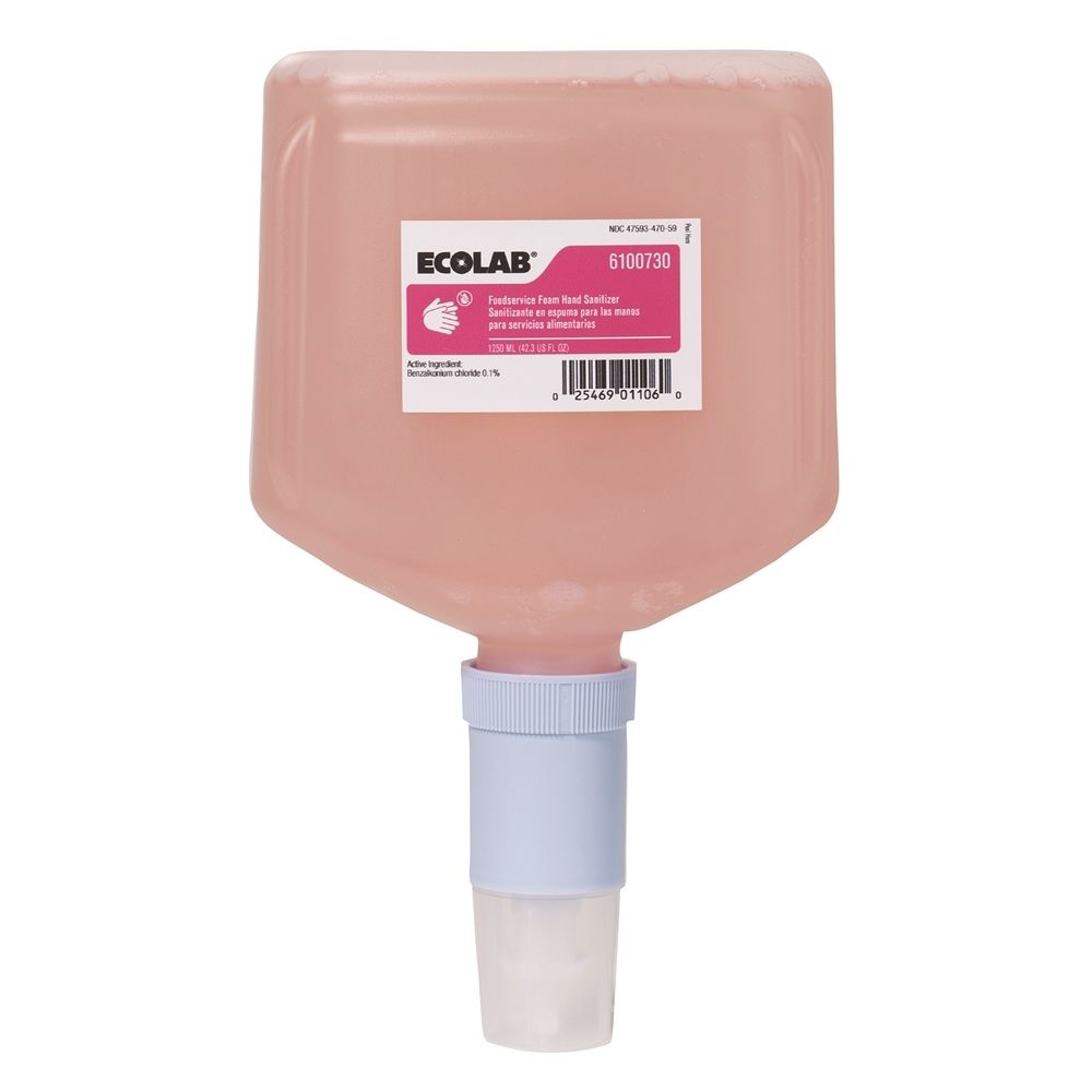 GuestSupply US | Ecolab® Foodservice Foam Hand Sanitizer, 1250ml, #06100730