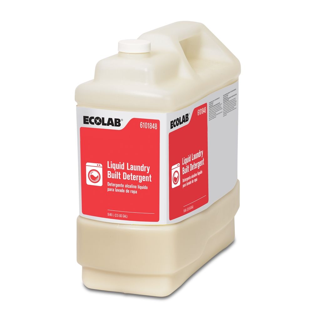 GuestSupply US | Ecolab® Liquid Laundry Built Detergent, 2.5 Gallon ...