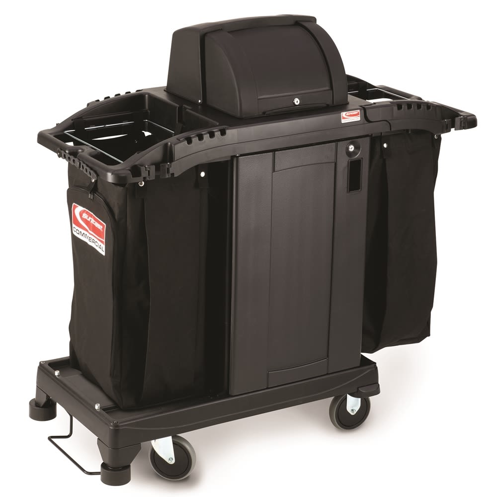 GuestSupply US | Suncast Commercial Compact Housekeeping Cart, Premium ...