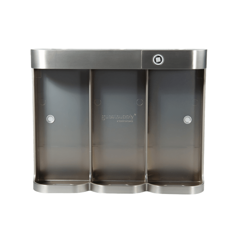 GuestSupply CA | Ultralux ABS 9.6oz Triple Dispenser Bracket, Chrome ...