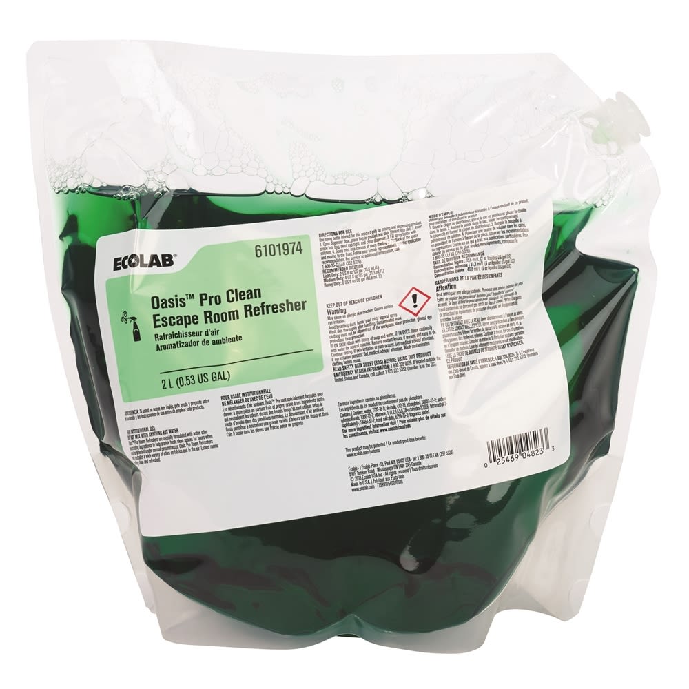 GuestSupply US | Ecolab® Oasis Pro Clean Escape Room Refresher, 2 Liter ...