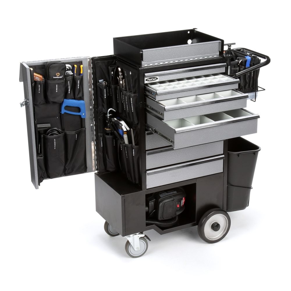 GuestSupply US | FlexCart® Engineering Cart with All Tools, Carbon ...