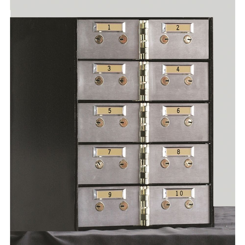 GuestSupply US | Safe and Vault Safe Deposit Boxes 10 - 3x5 Openings