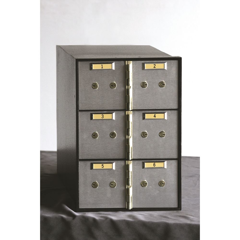 GuestSupply US | Safe and Vault Store Safe Deposit Boxes 6 - 5x5 Openings