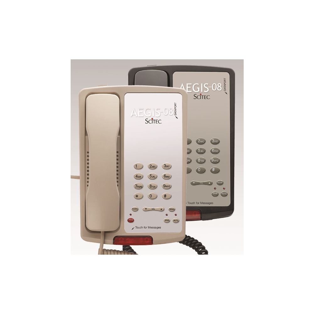 GuestSupply US | Aegis PS08 Basic Single-Line Telephone with ...