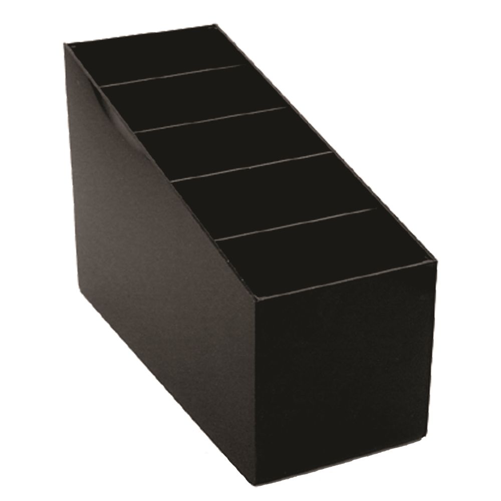 GuestSupply US | Registration Bucket, 5Wx8Hx13L, Black with No Logo