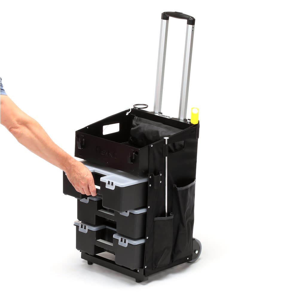 GuestSupply US | Flexcart® Portable Maintenance Cart, No Tools (FC-50NT)