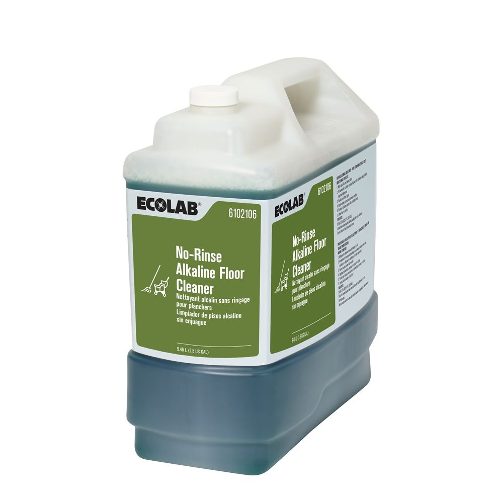 GuestSupply US | Ecolab® No-Rinse Alkaline Floor Cleaner, 2.5 Gallon ...