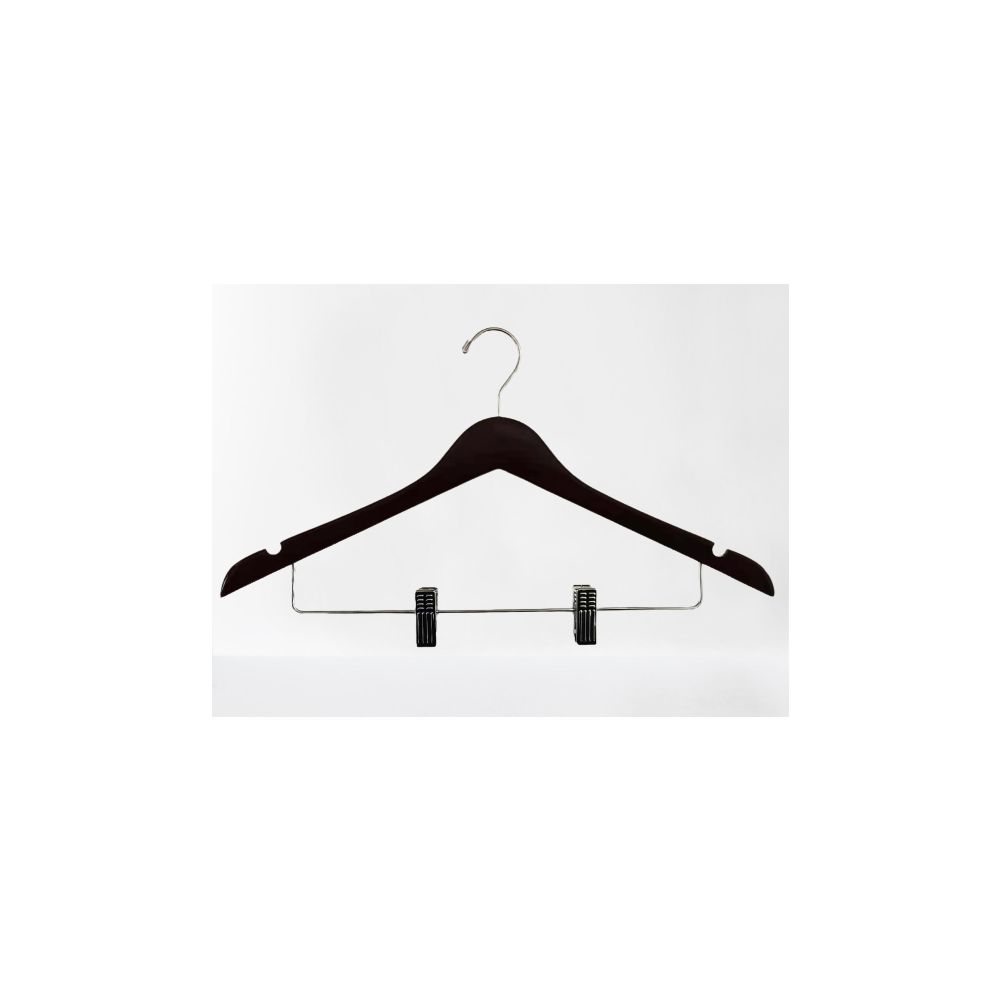 GuestSupply US | Women's Open Hook Hanger, Matte Black Finish with ...