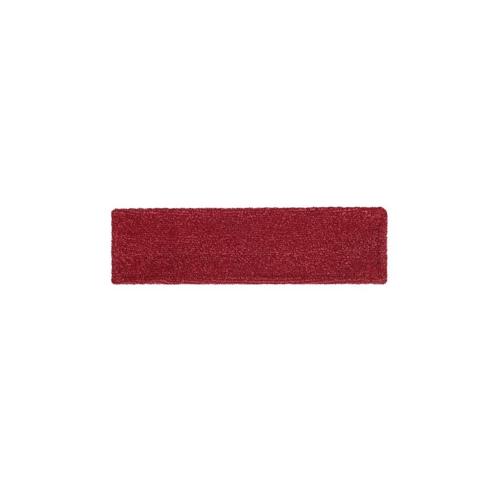 GuestSupply US | Rubbermaid 18 Inch Adaptable Flat Mop Microfiber Pad, Red