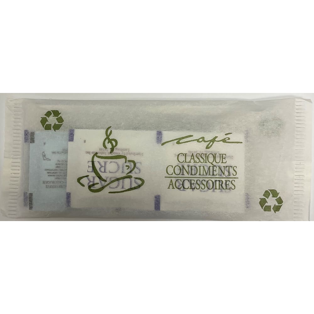 GuestSupply CA | Condiment Kit Double Paper Sticks, Paper Overwrap