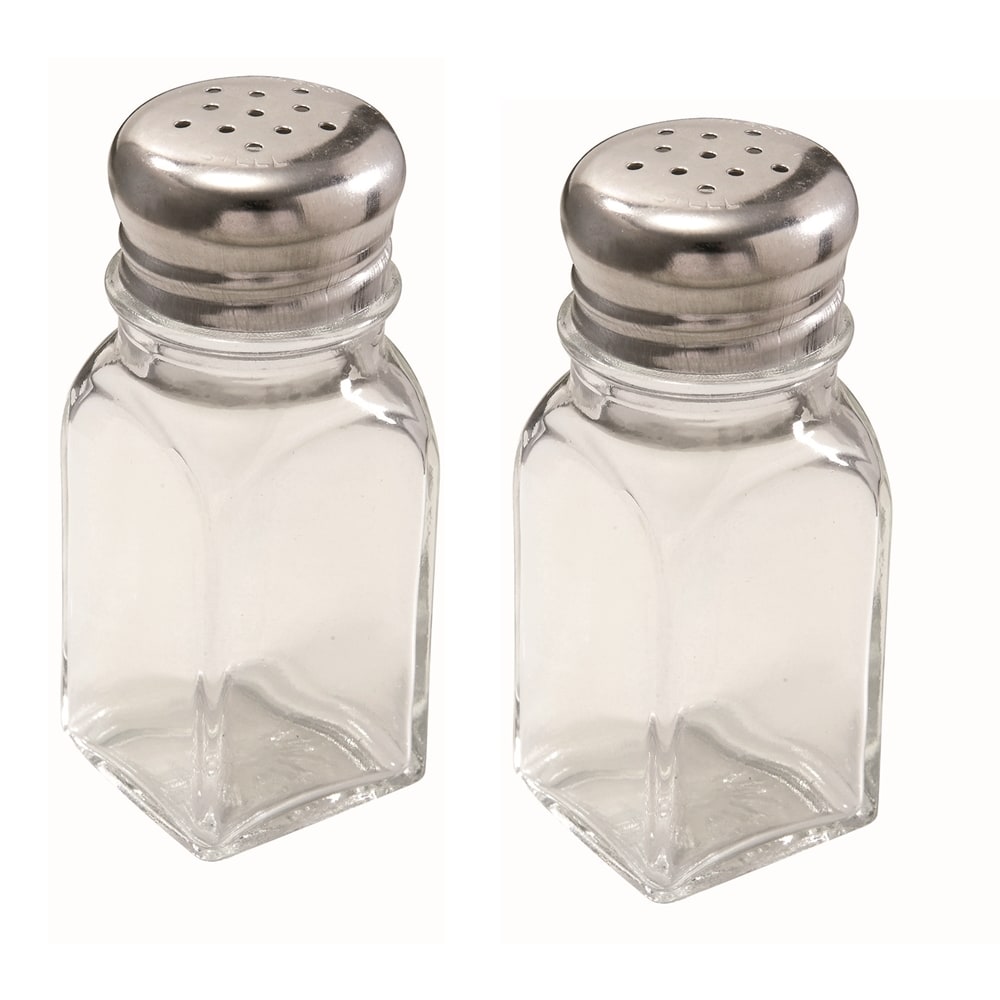 GuestSupply US | Winco G-109 Salt & Pepper Shaker 2 oz, Square