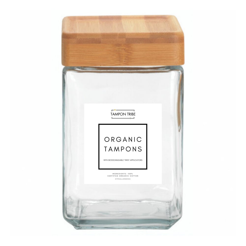 GuestSupply US | Tampon Tribe Spa Jar Display - Tampons